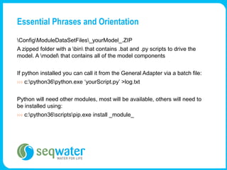 Python the lingua franca of FEWS | PPTX