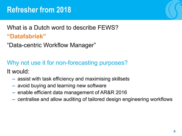 Python the lingua franca of FEWS | PPTX
