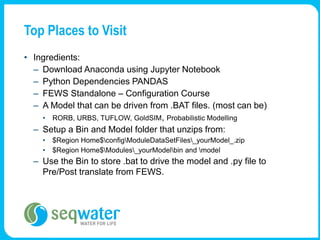 Python the lingua franca of FEWS | PPTX