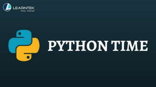 Python time | PPTX
