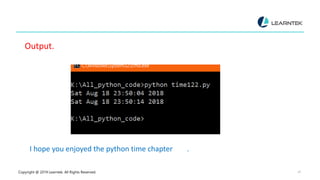 Python time | PPTX