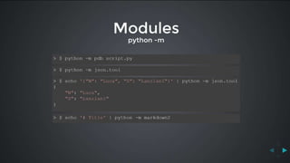 Python Tips - Luca Lanziani - Codemotion Roma 2015 | PPTX