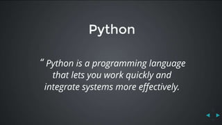 Python Tips - Luca Lanziani - Codemotion Roma 2015 | PPTX