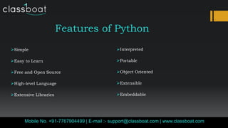 Python Training in Pune | PPT