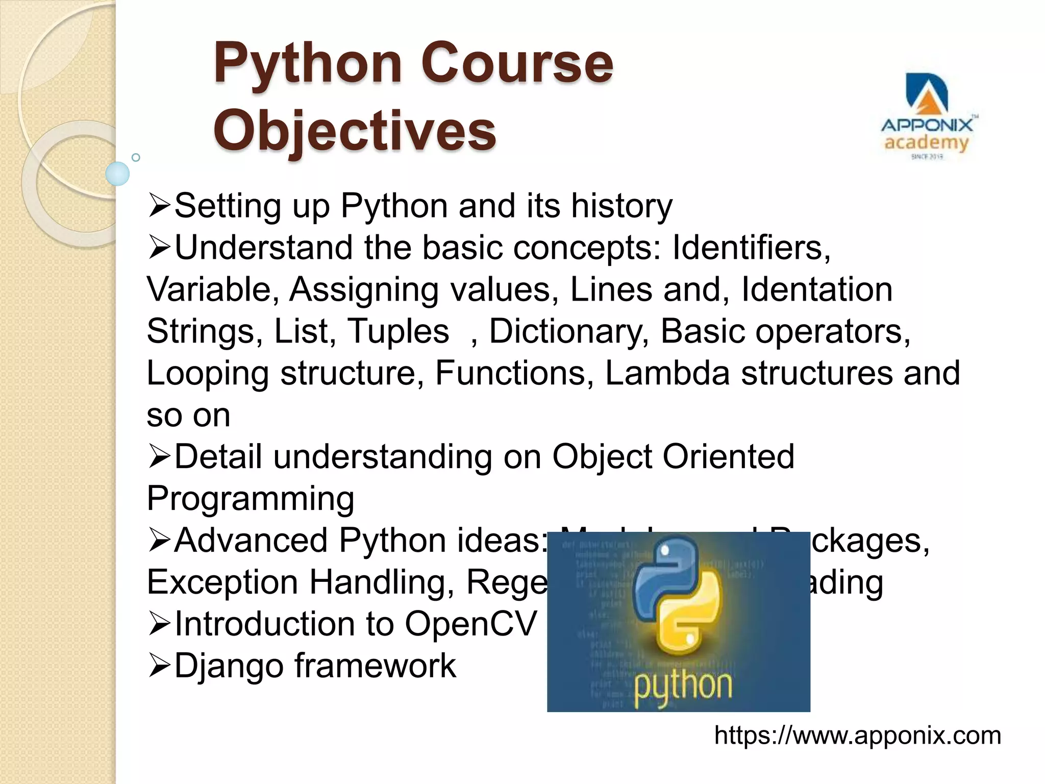 Python training | PPT
