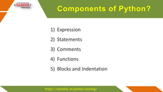 Best Python_Training_-_NareshIT | PPT
