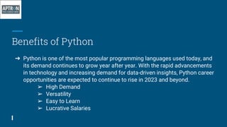Python Training in Delhi | PPTX