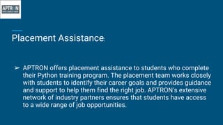 Python Training in Delhi | PPTX