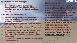 Python Training in Gurgaon.pdf