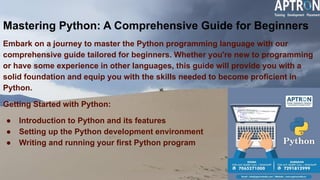Python Training in Gurgaon.pdf