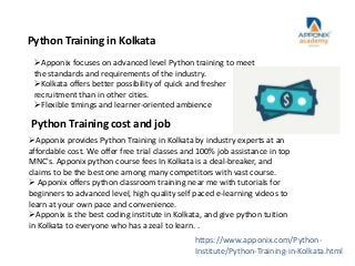 Python Training in Kolkata, Request Demo Class