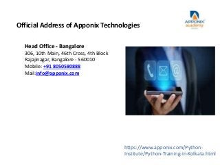 Python Training in Kolkata, Request Demo Class