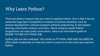 Python Training in Noida | PPT