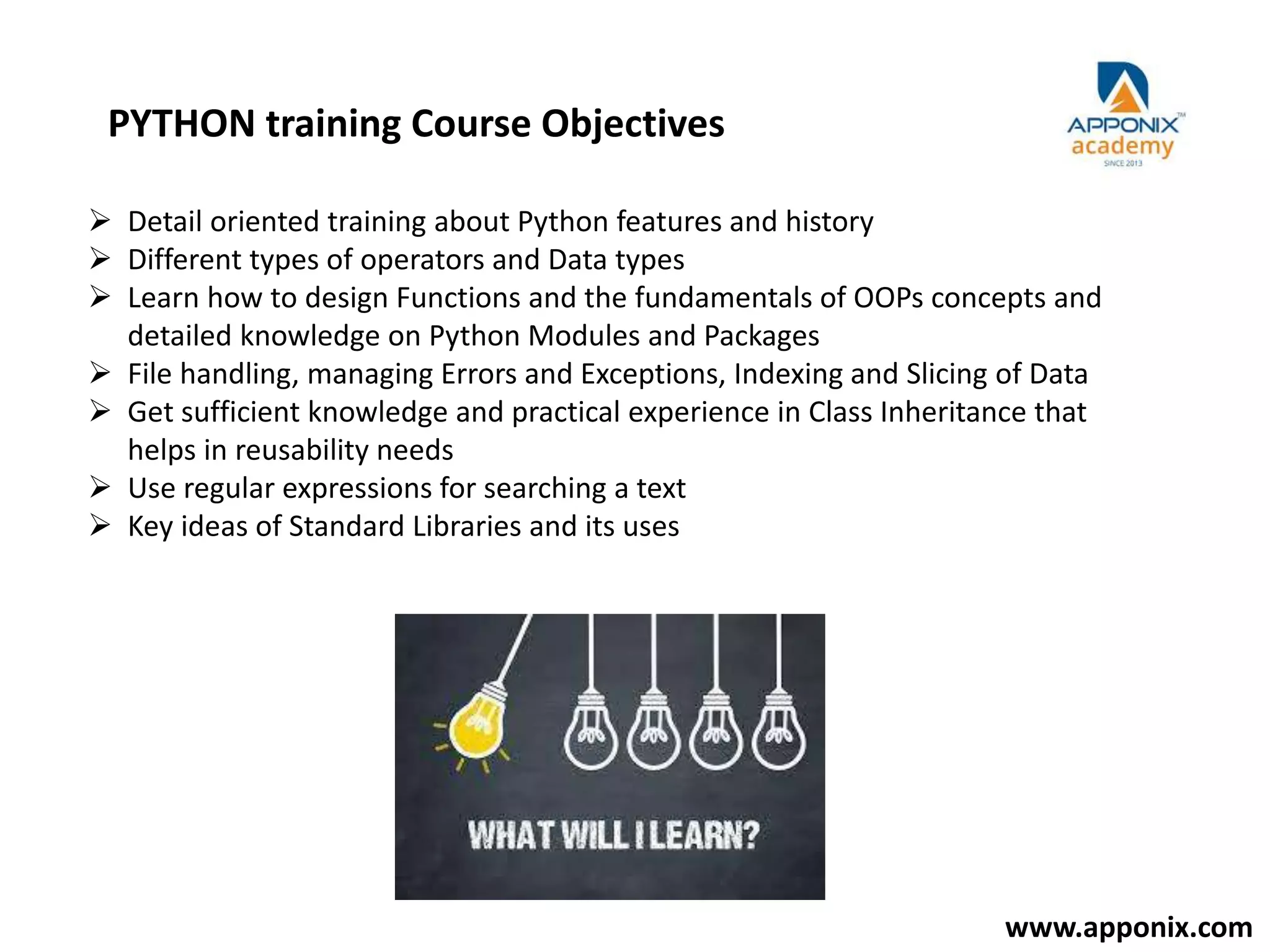 Python training in pune | PPT