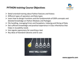 Python training in pune | PPT