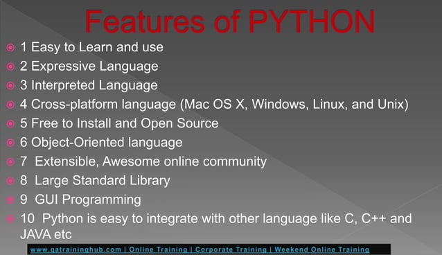 Python | What is Python | History of Python | Python Tutorial | PPTX | Programming Languages ...