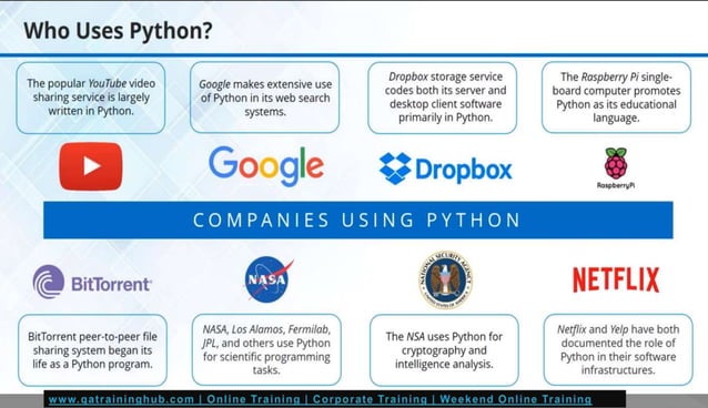Python | What is Python | History of Python | Python Tutorial | PPTX | Programming Languages ...