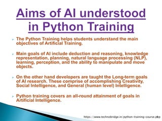 Python training would help create innovations in the field of ...