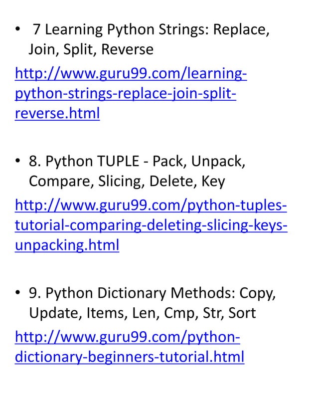 Python Tutorial | Pdf