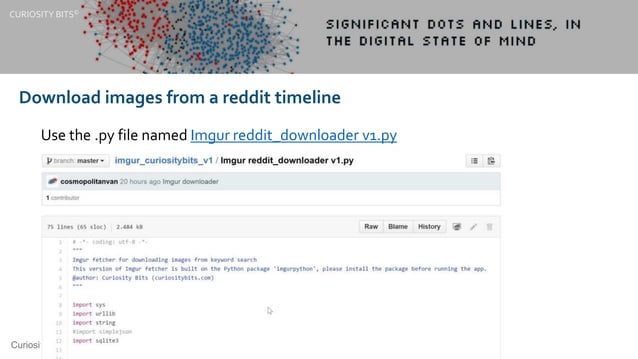 Python Tutorial-Mining imgur images | PPT