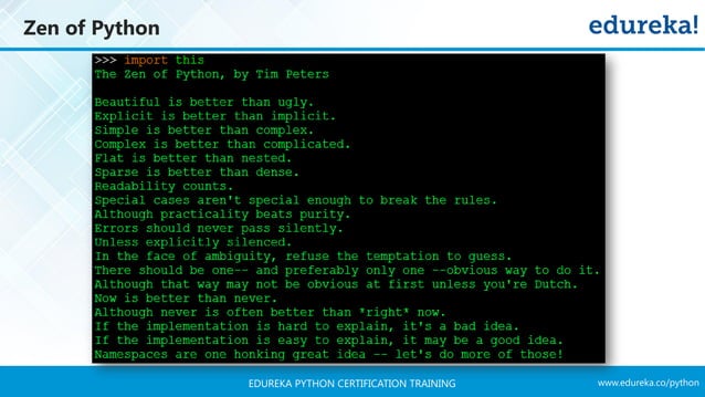 Python Tutorial | Python Tutorial for Beginners | Python Training | Edureka | PDF | Programming ...