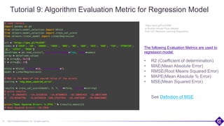 Python tutorial for ML | PDF