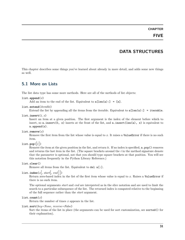 Best Python tutorial (release 3.7.0) | PDF