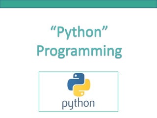 PYTHON TUTORIALS.pptx