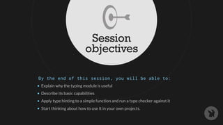 Python typing module | PDF