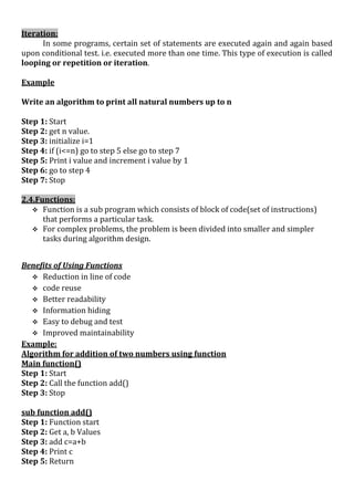 Python Unit 1.pdfPython Notes for Bharathiar university syllabus | PDF