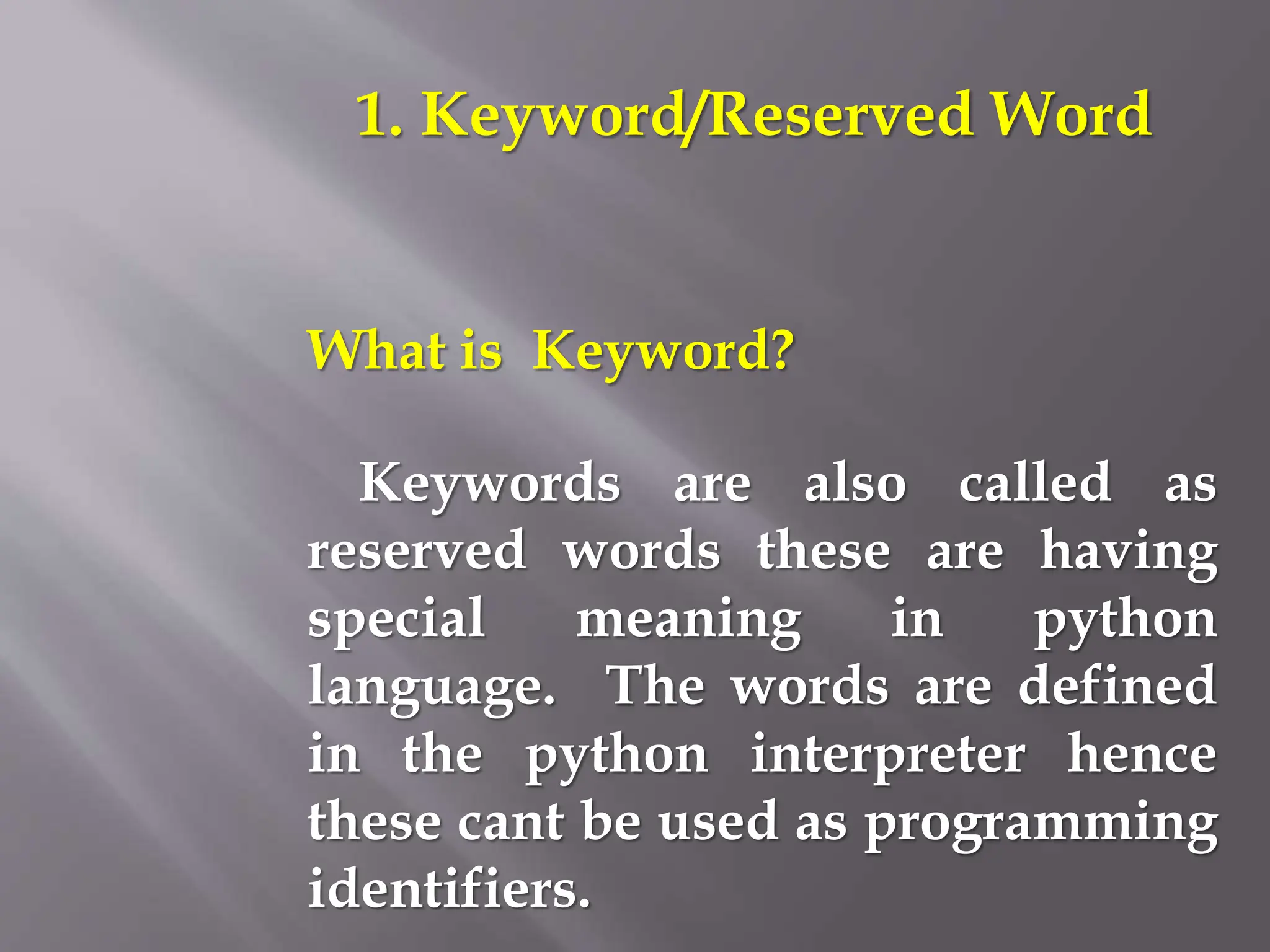 Python unit 1 (1).pptx | Programming Languages | Computing