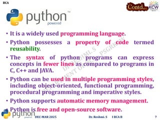 introduction to python unit notes .pdf