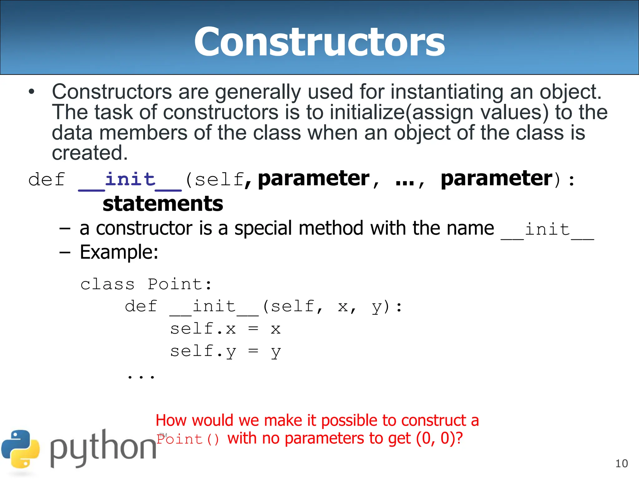 Python_Unit_2 OOPS.pptx | Programming Languages | Computing