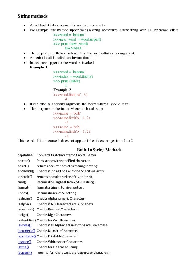 Python unit 3 and Unit 4