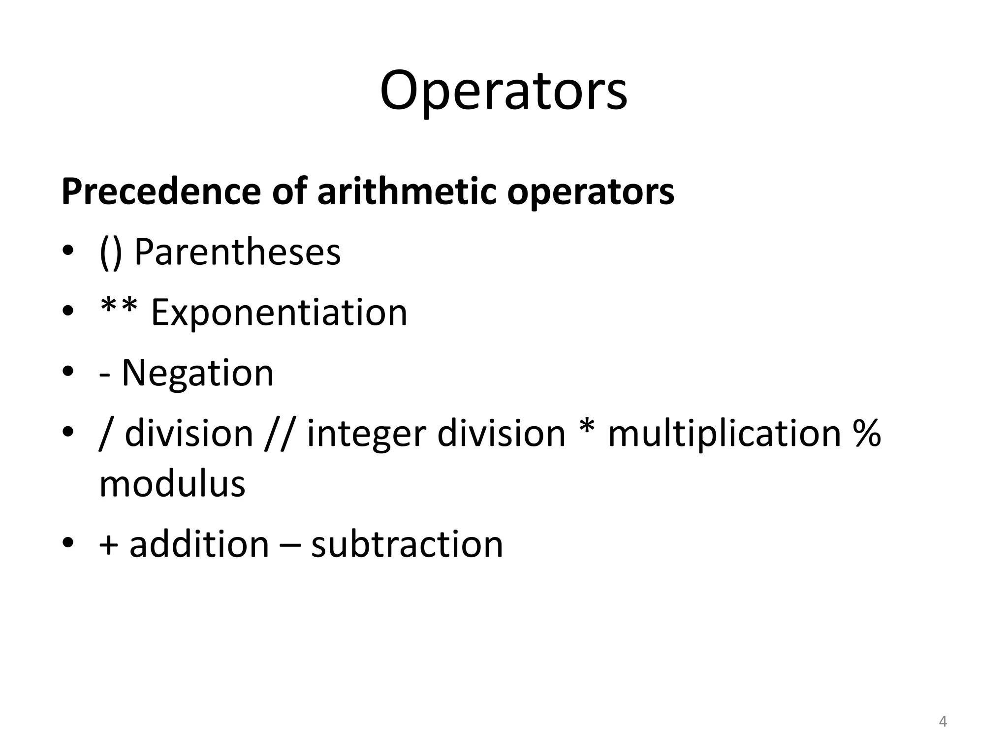 Python Programming Ppt 