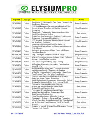 Python Updated New ML Titles 2024-2025 | PDF | Artificial Intelligence | Technology & Computing