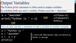 Python Variable for the students who started their python.pptx