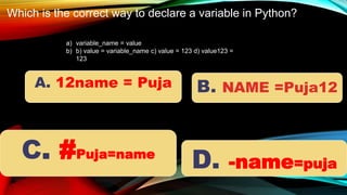 Python Variable for the students who started their python.pptx