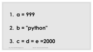 Python variables (පයිතන් විචල්‍ය) | PDF