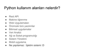 Python ve iot uygulamalari | PDF