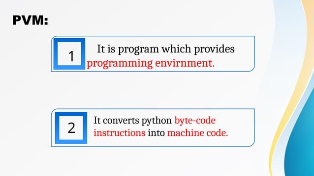 Python Virtual Machine Concept Nkavithapptx Programming Languages Computing