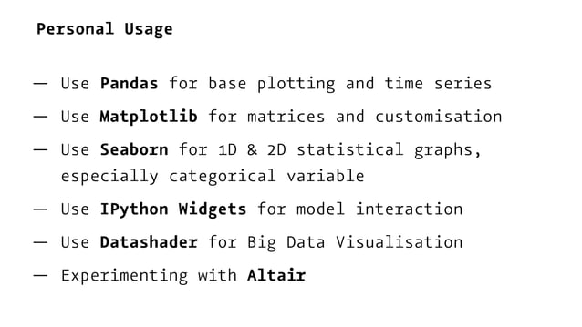 Python Visualisation for Data Science | PPT