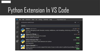 Python Visual Studio | Edureka | PDF