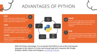 Python vs. r for data science | PDF