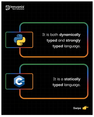 Python vs C++ Difference You Must Know | PDF | Technology & Computing