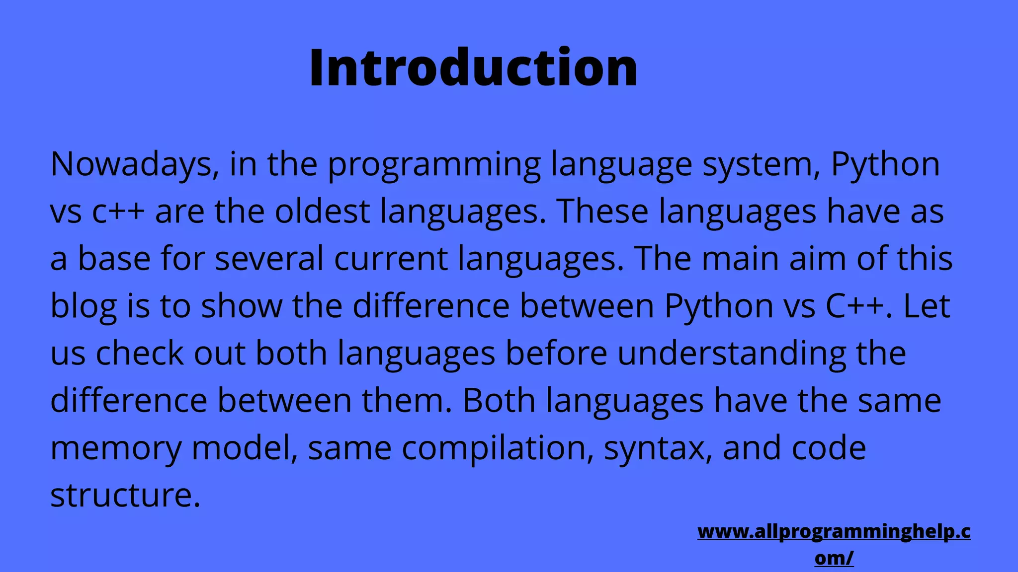Python Vs C Ppt Pptx Programming Languages Computing