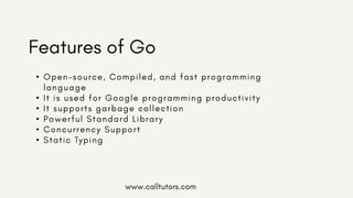 Python vs go | PPT