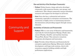 Python vs Java- Selecting the Ideal Language for Your Technical Journey ...