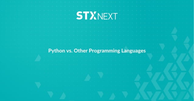 Python vs other programming languages | PDF