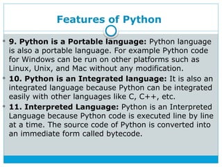 Python Way of Program is a topic for beginners | PPTX